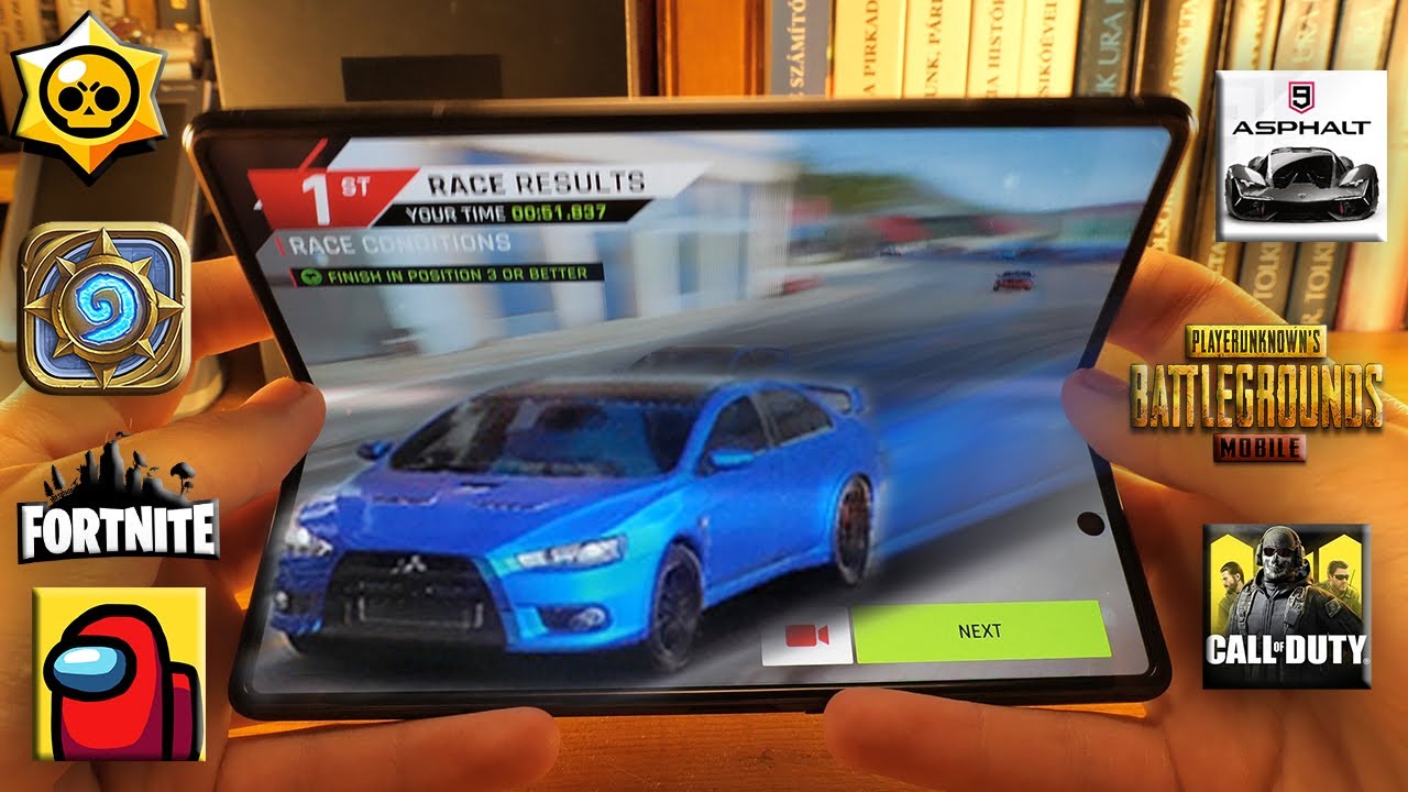 Gaming on Foldable Phone - Samsung Galaxy Z Fold 2 - YouTube