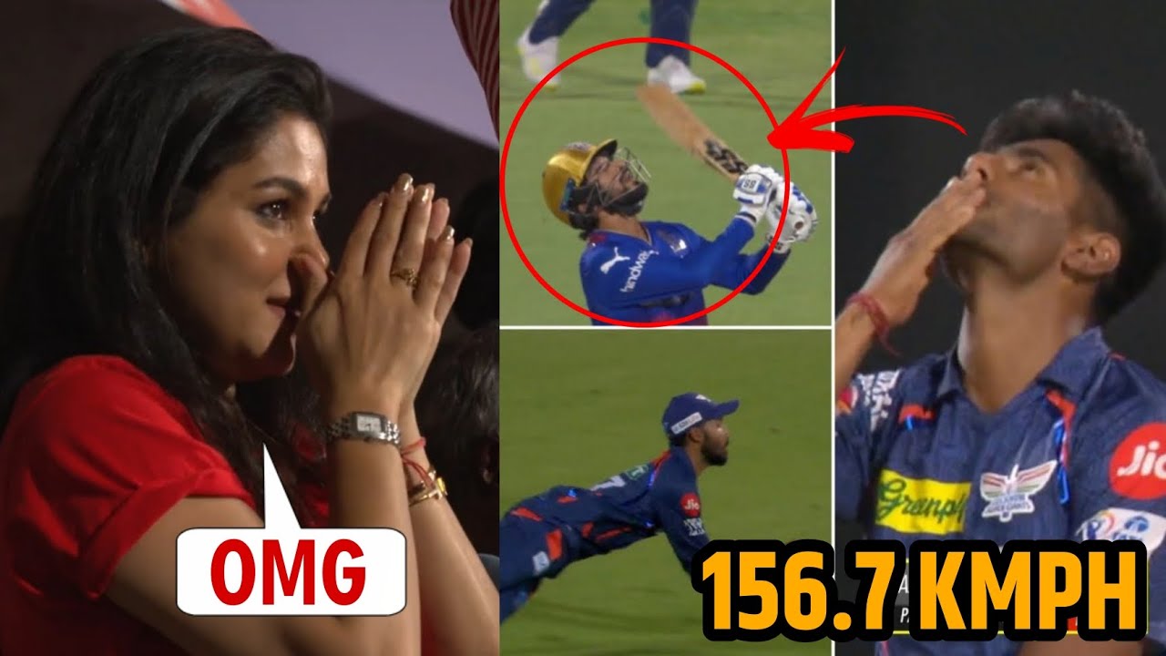 RCB Fan girl sad reaction after Mayank Yadav Fastest Ball 156.7 kmph ...