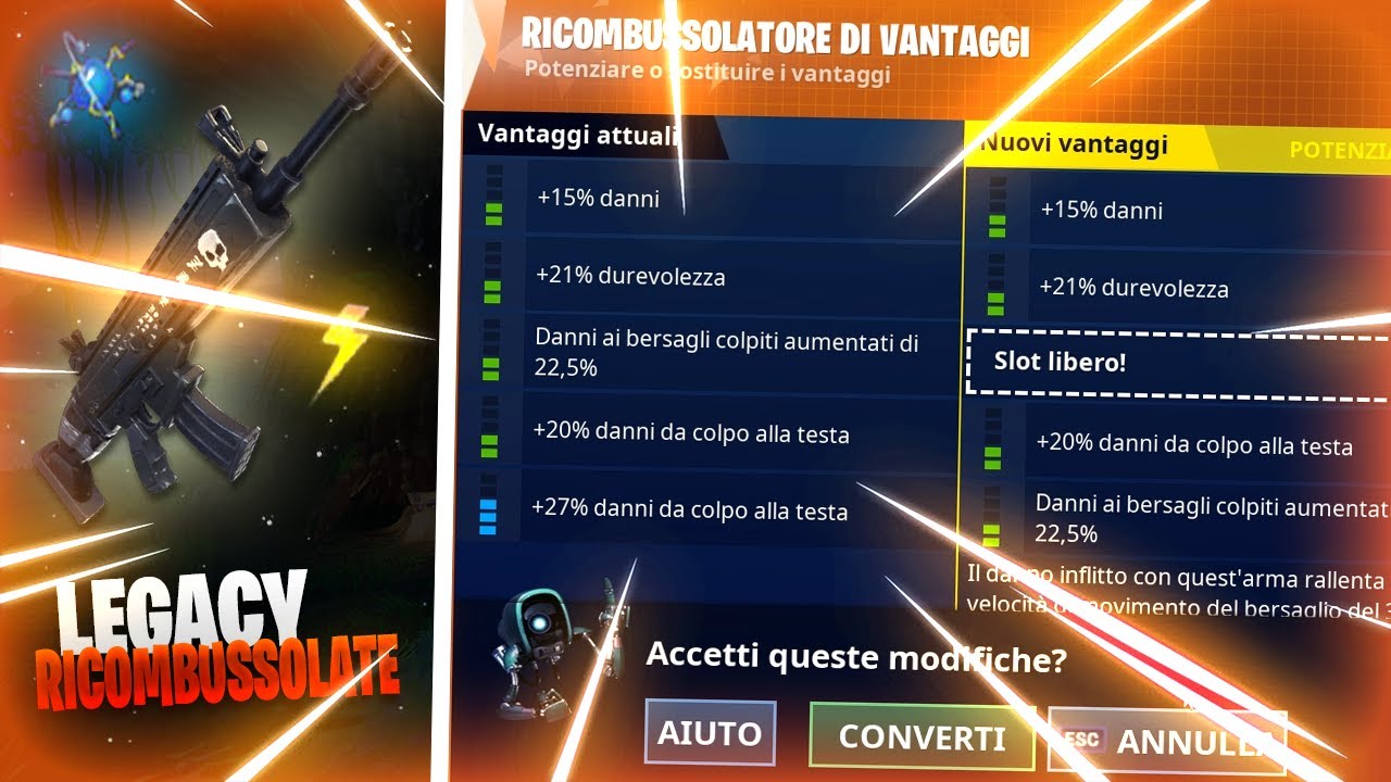 COME AVERE UN ARMA LEGACY RICOMBUSSOLATA! ARMI RARE STW - YouTube