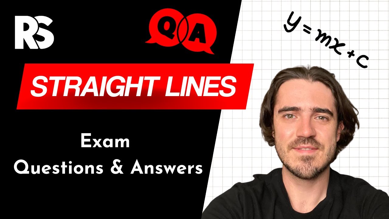Straight Lines - A Level Maths - Exam Questions & Answers - YouTube