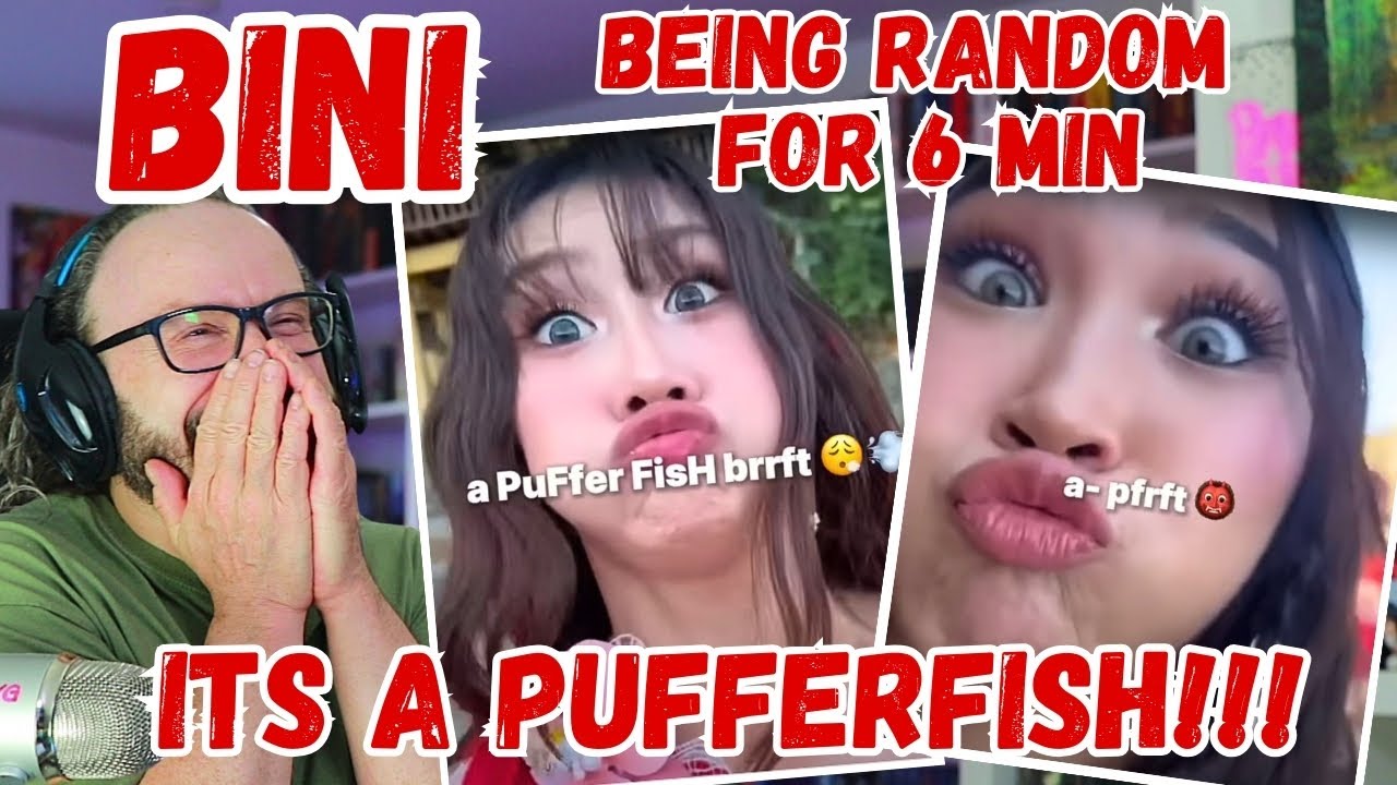 A pufferfish! Reacting to BINI being random for 6 minutes - YouTube