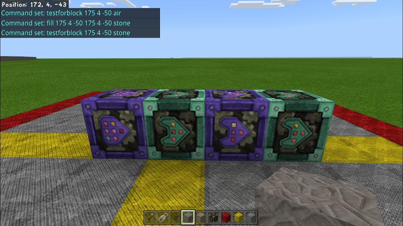 Minecraft Bedrock Ore Generator using Command Blocks. - YouTube