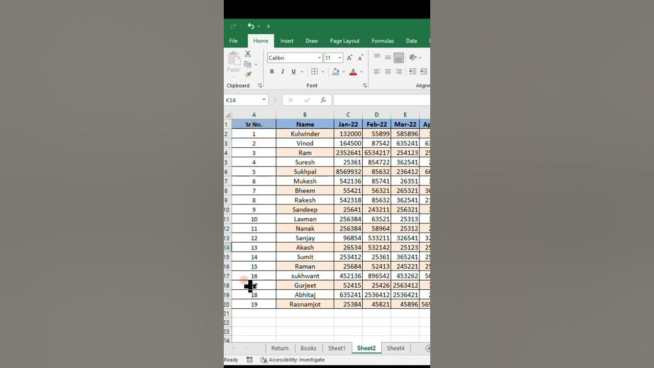 Excel Tricks | Excel Formula | Excel Shorts | Serial Number Auto | Excel Tutorial | - YouTube