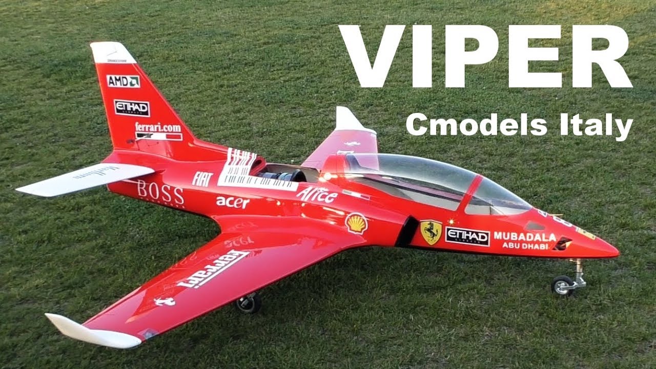 Viper Cmodels Italy, maiden flight, EDF RC aircraft, 2019 - YouTube