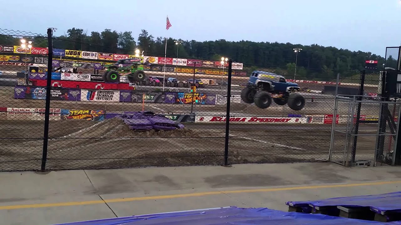 Eldora Speedway Monster Jam - YouTube