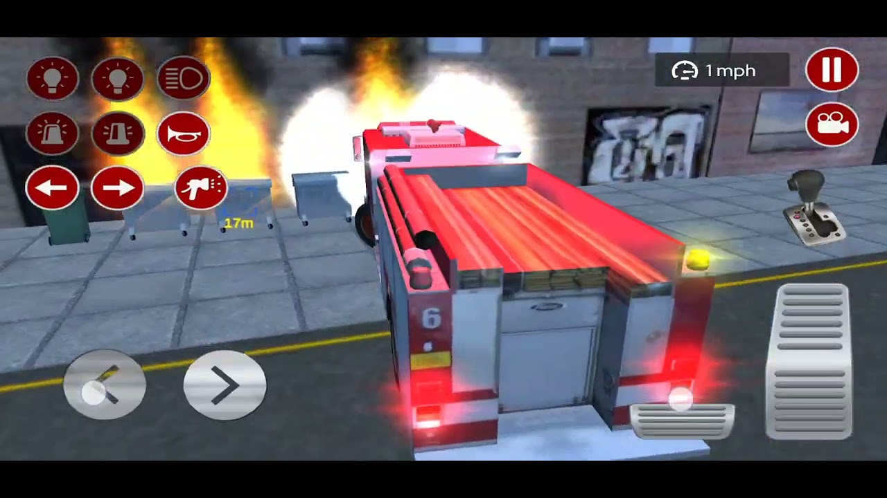 real fire trucks driving - best fire game - game play (Android,sos) #16 ...