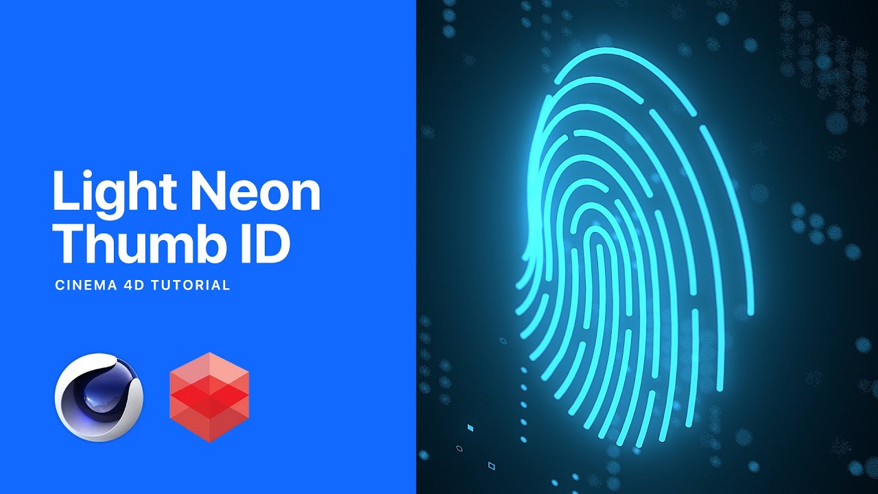 Animate Light Neon Thumb ID | Cinema 4D Tutorial - YouTube