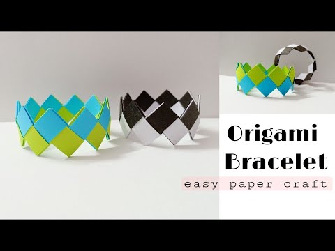 Diy Bracelet | Paper Bracelet Tutorial | Easy Origami Bracelet #origami ...