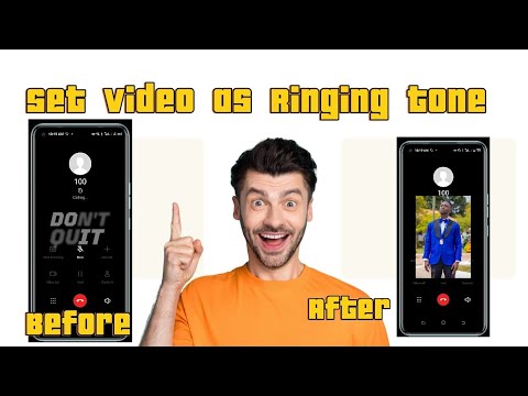 How to Set a video as a ringing tone on android phone - YouTube