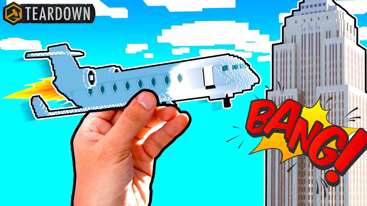 Realistic Plane Crashes vs Buildings #2 Teardown - YouTube