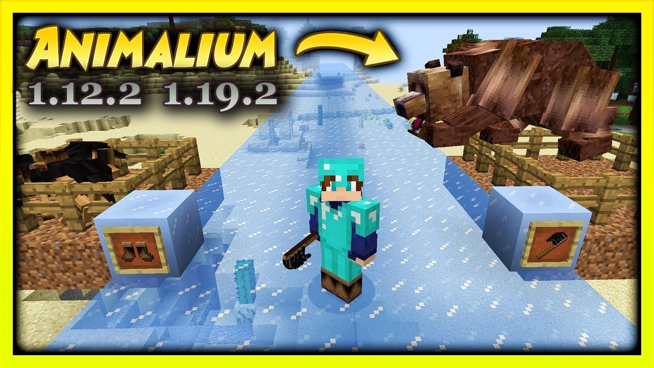 NUEVOS AMIGOS EN EL BOSQUE! (O casi) (Animalium mod) | MINECRAFT MODS 1 ...