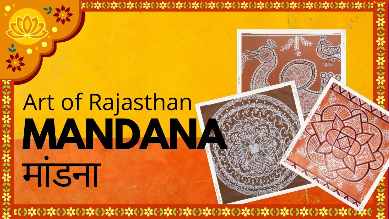 Mandana Art for beginners/Rajasthani Art/Mandana painting/@ABCOfIndia # ...