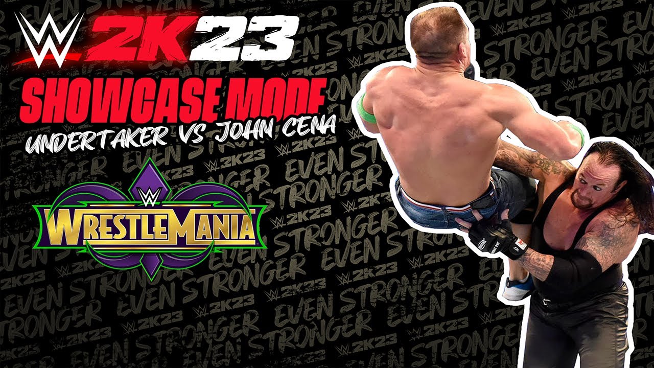 WWE 2K23: The Undertaker vs John Cena Showcase Match - YouTube
