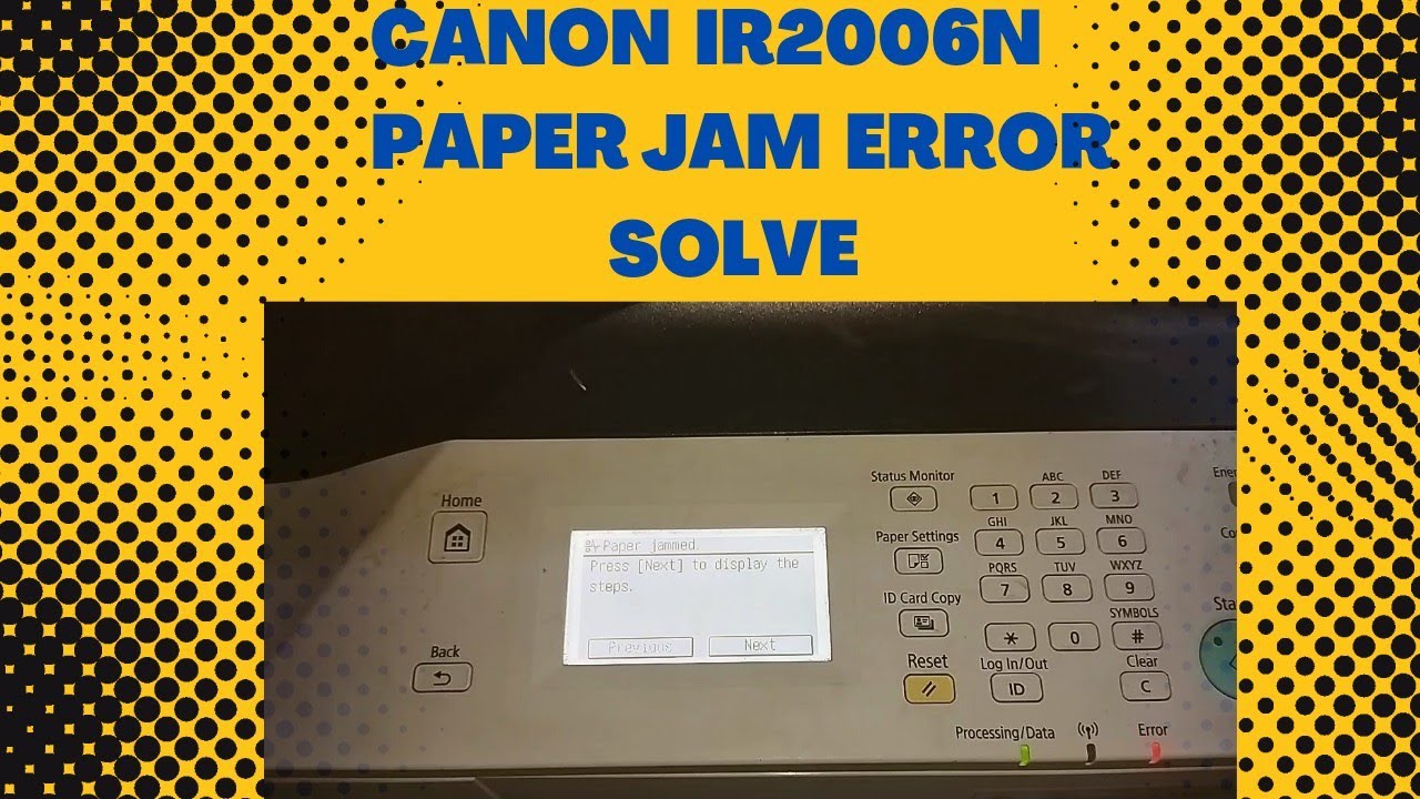 How To Solve Paper Jam Error In Canon IR 2006N YouTube how-to-solve-paper-jam-error-in-canon-ir-2006n-youtube