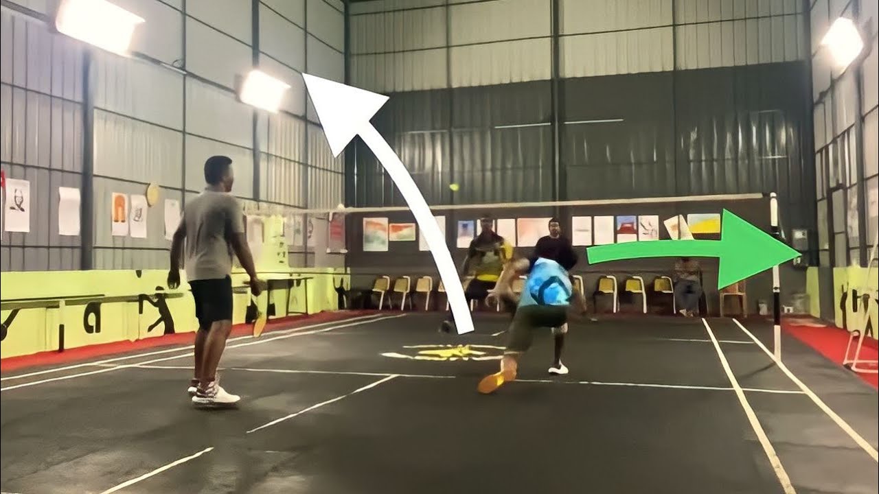 Some simple badminton trick shots - YouTube