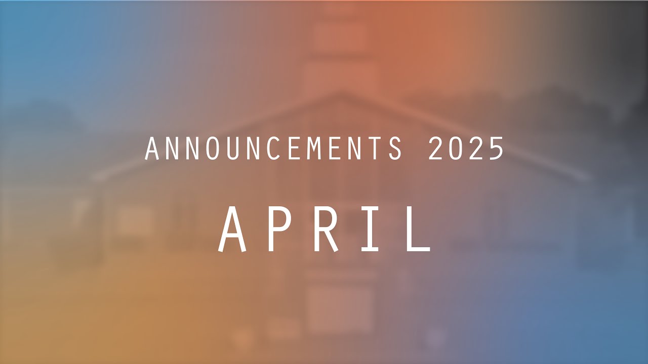 April Announcements (2025) - YouTube