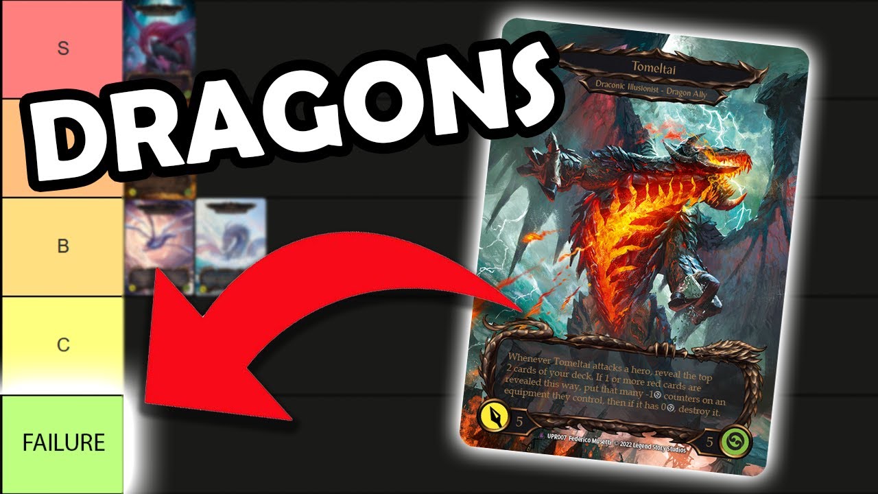 I Put Dragons on a Tier List - YouTube