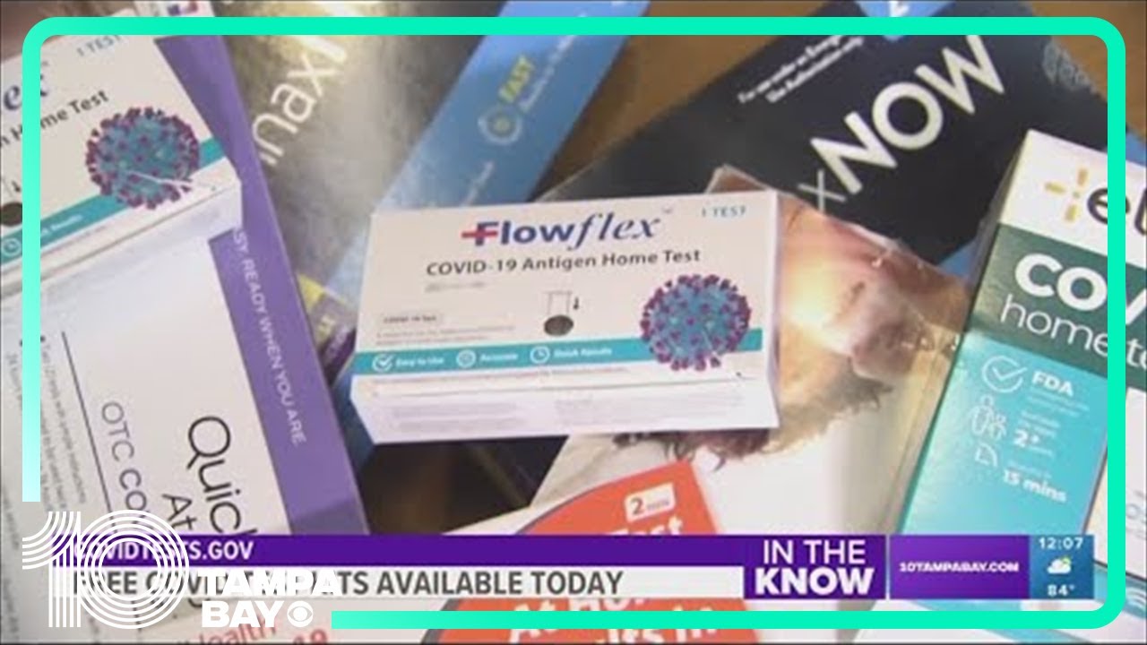 Free COVID test kits now available - YouTube