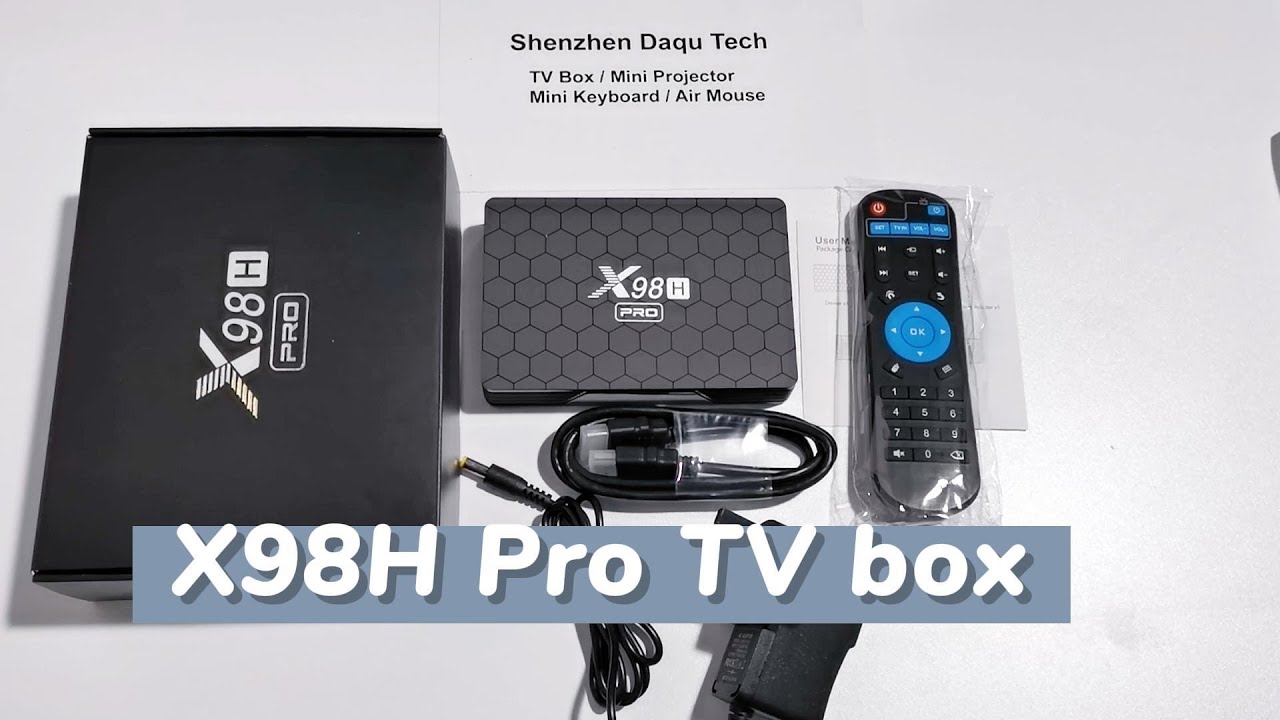 X98H Pro Android 12 TV Box - YouTube