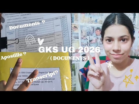 Gks ug 2026 - documents | gks scholarship | study in Korea | Indian ...