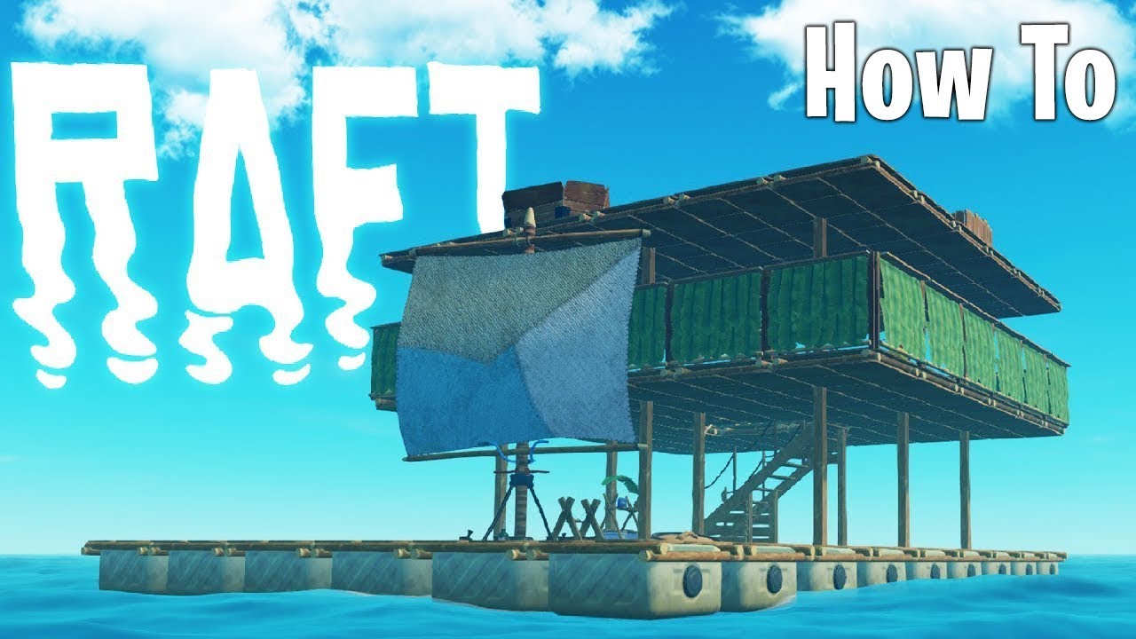 Raft Survival - How Craft Large Grill (Raft How To Series) - YouTube