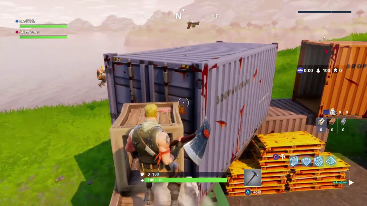 Playing fortnite 5 golden scars found - YouTube