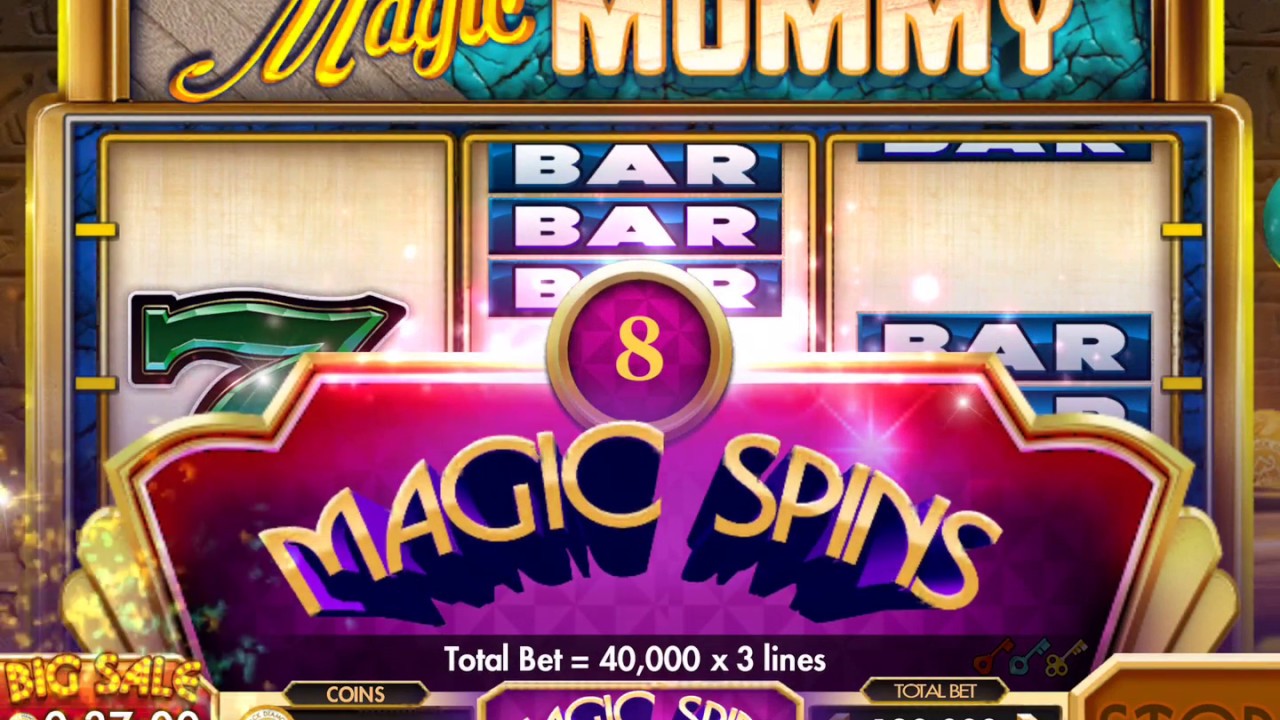 MAGIC MUMMY Video Slot Casino Slot Machine with a FREE SPIN BONUS - YouTube