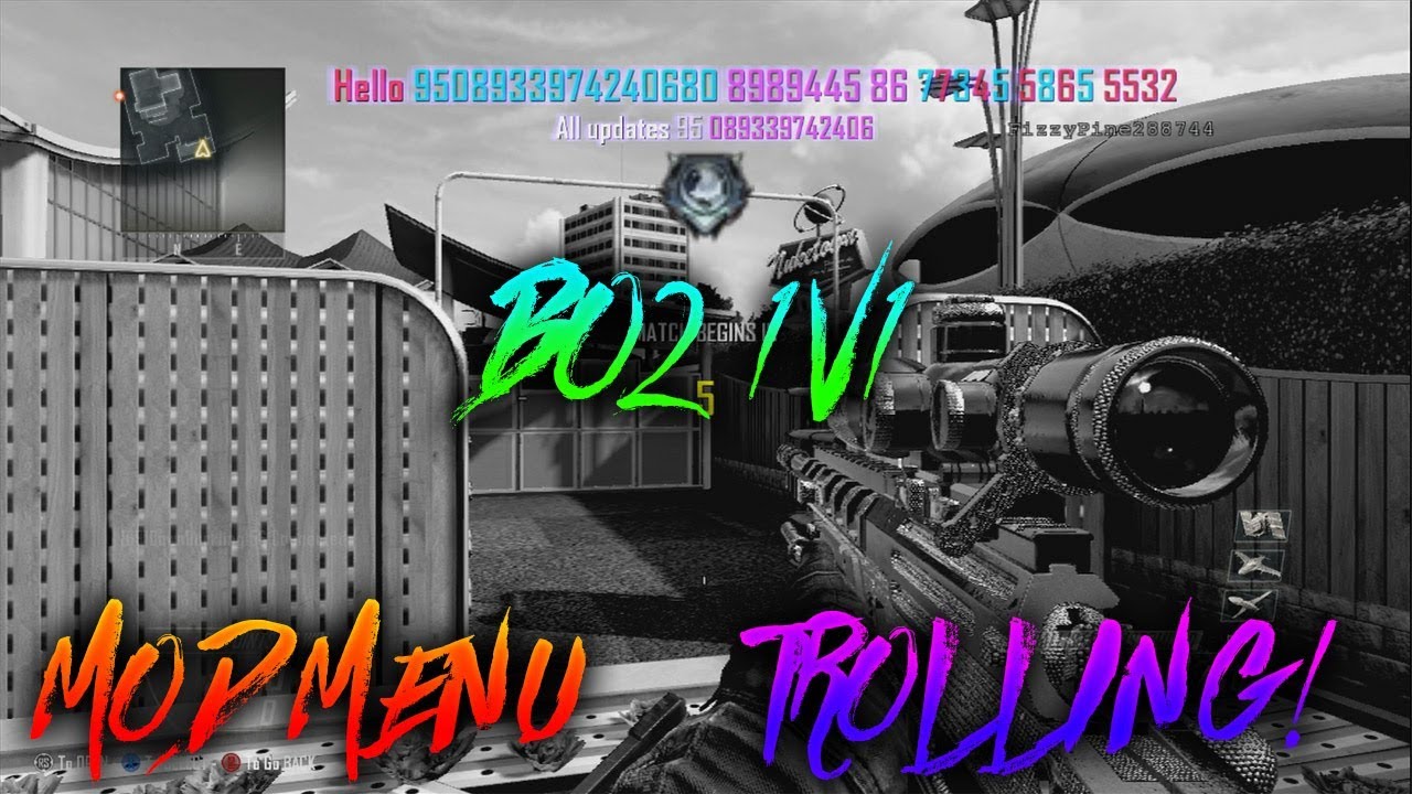 BO2 1v1 Mod Menu Trolling! - YouTube