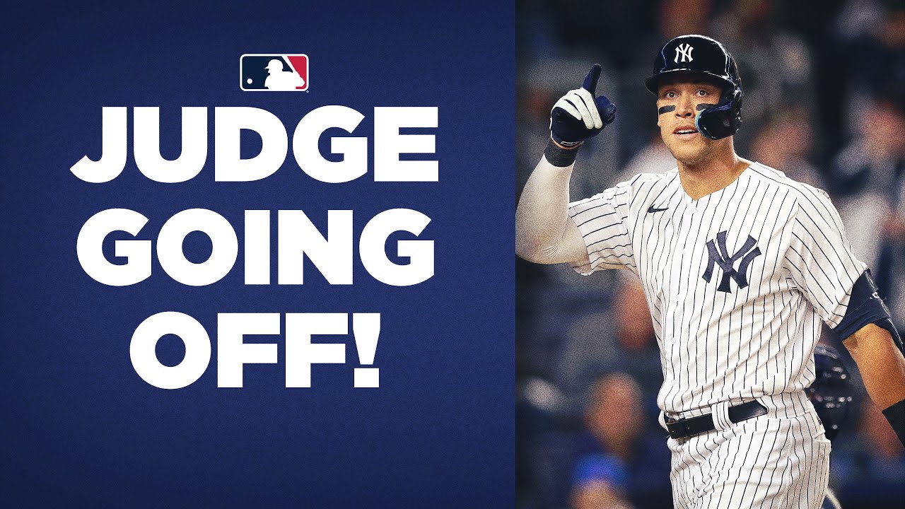 ALL RISE!!! Yankees' Aaron Judge is ON FIRE, leads MLB in HRs by FIVE ...