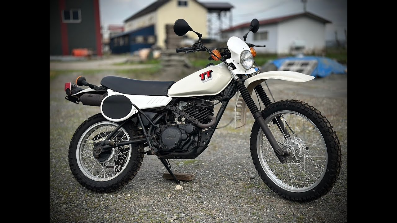 XT250 3Y5 TT250G YAMAHA 1980 1981 始動動画 - YouTube