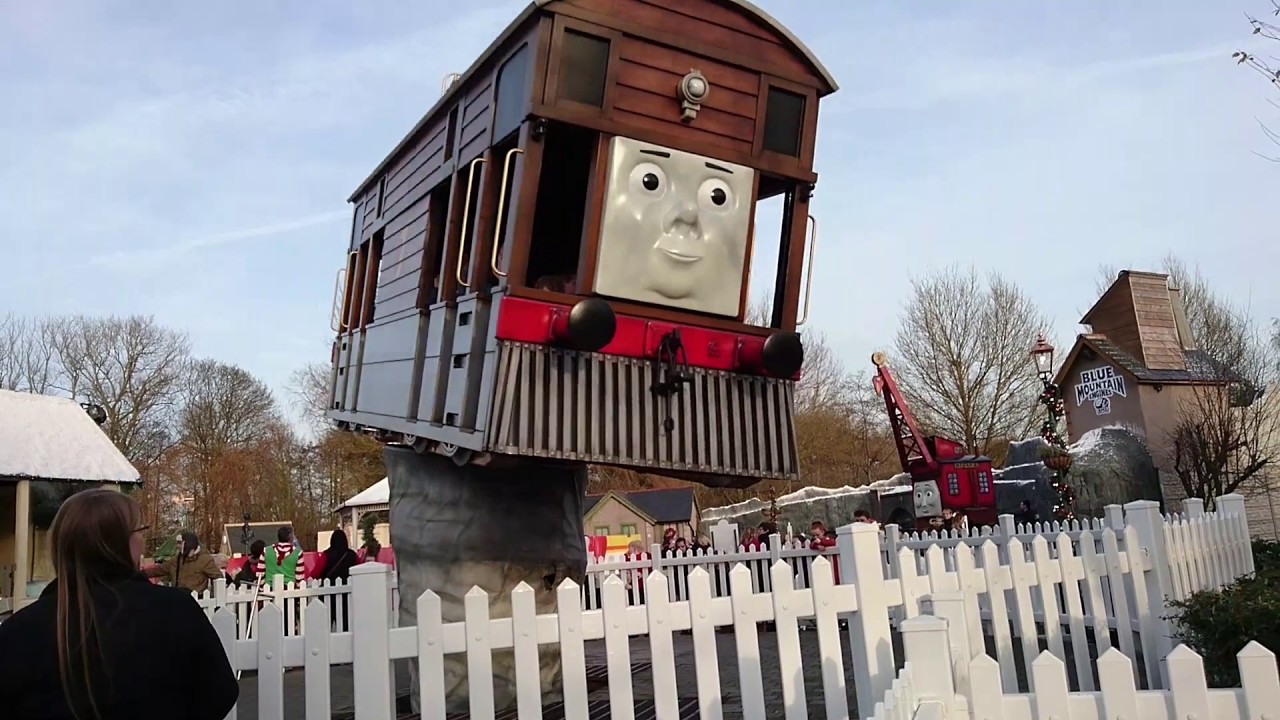 Toby's Tram Express Ride At Thomasland, Drayton Manor Theme Park - YouTube