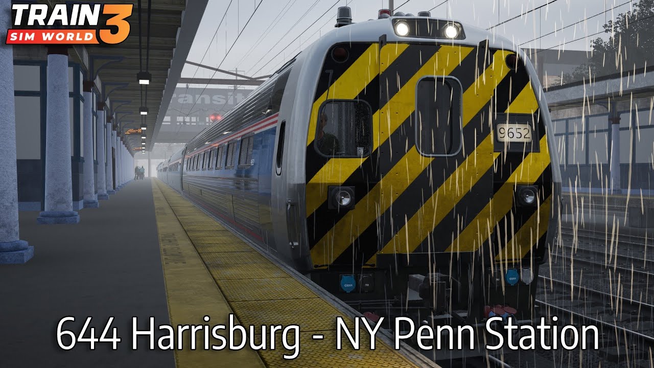644 Harrisburg - NY Penn Station - NEC: New York Trenton - Amfleet Cab ...