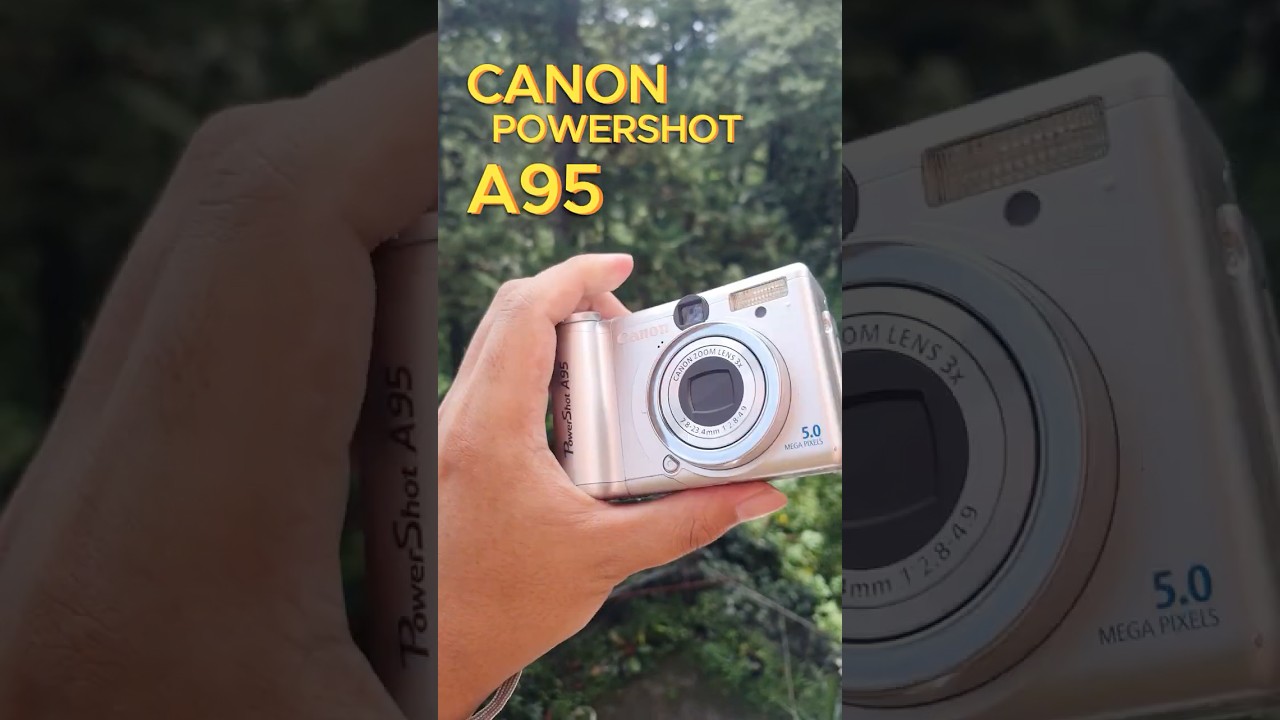 Old Vintage Digital Camera Canon PowerShot A95 Digicam #photography #digitalcamera #canon #digicam