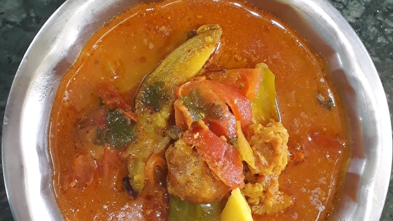 odia ghara ra badi baigan tarkari recipe - YouTube