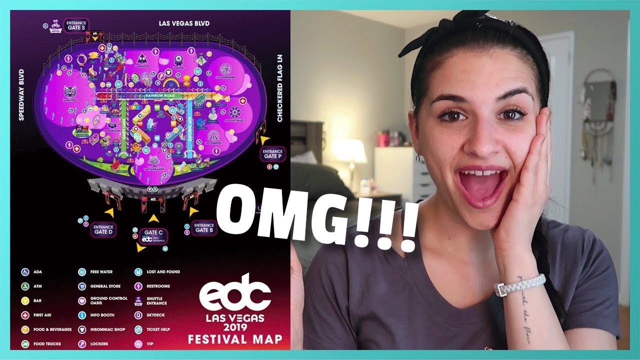 EDC 2019 Festival Map | What's New This Year! - YouTube