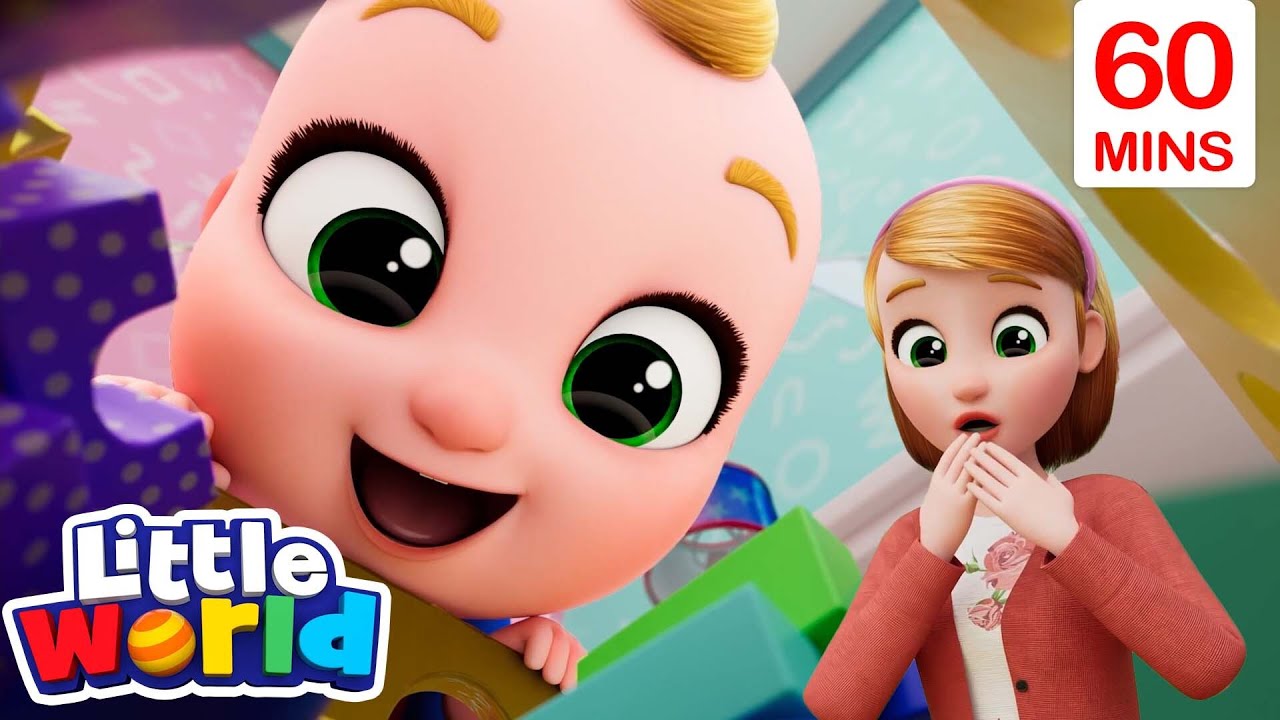 Clean Up Toys Song | Little World | Songs for Babies and Nursery Rhymes ...