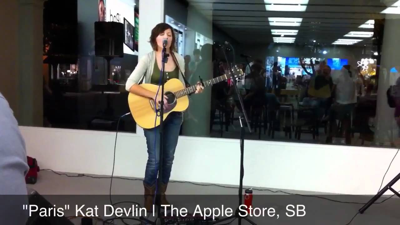 Kat Devlin @the Apple Store - Santa Barbara, CA - YouTube