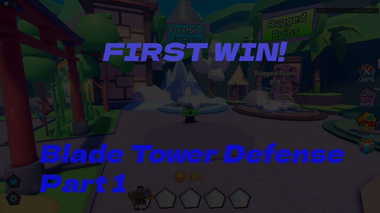Blade Tower Defense P1 - YouTube