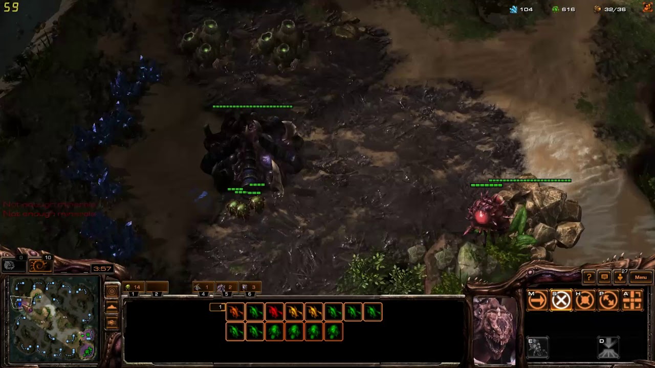 Starcraft 2 - The Zergling Tsunami!!!! - YouTube