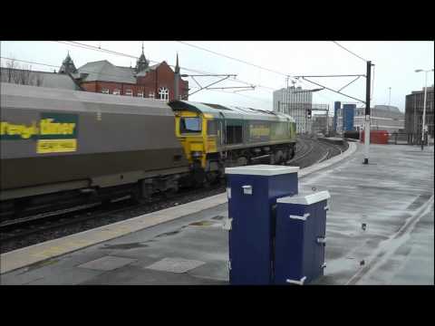 Freightliner Class 66 No 66522 at Manors on Southbound Coal Train 16th ...