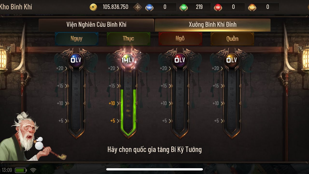 Tam quốc Legend VTC | Quất Lưu Bị Vương, nâng siêu công nghệ đỉnh và ...