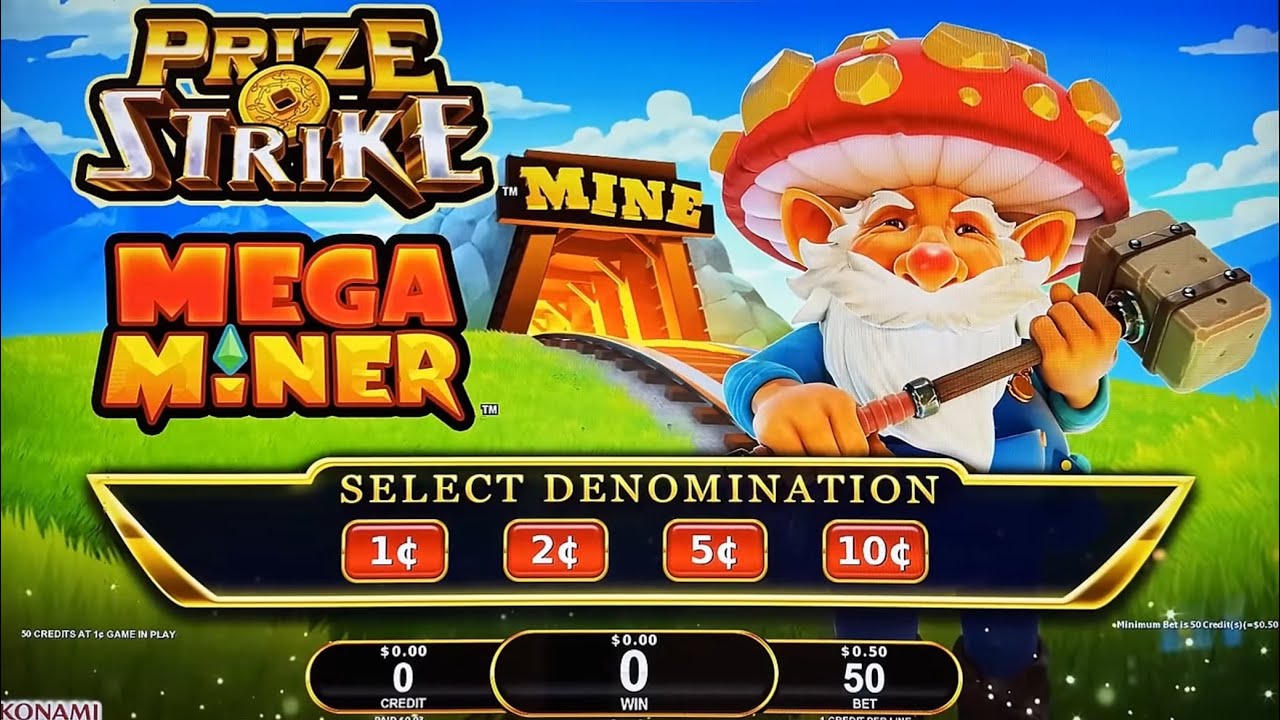 Prize Strike Mega Miner slot machine – Big Wins, Bonus Rounds, and Free ...