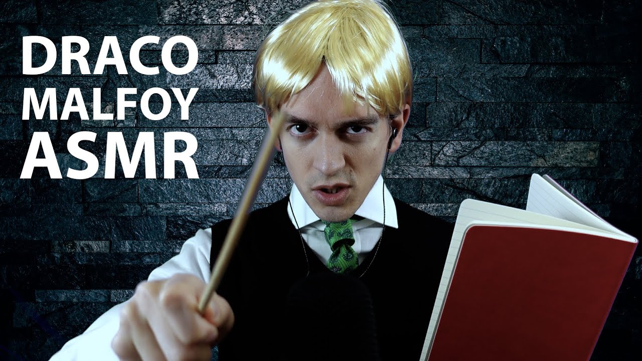 Draco Malfoy Cosplay ASMR (Inaudible, Mouth Sounds) (ITA/ENG ASMR ...
