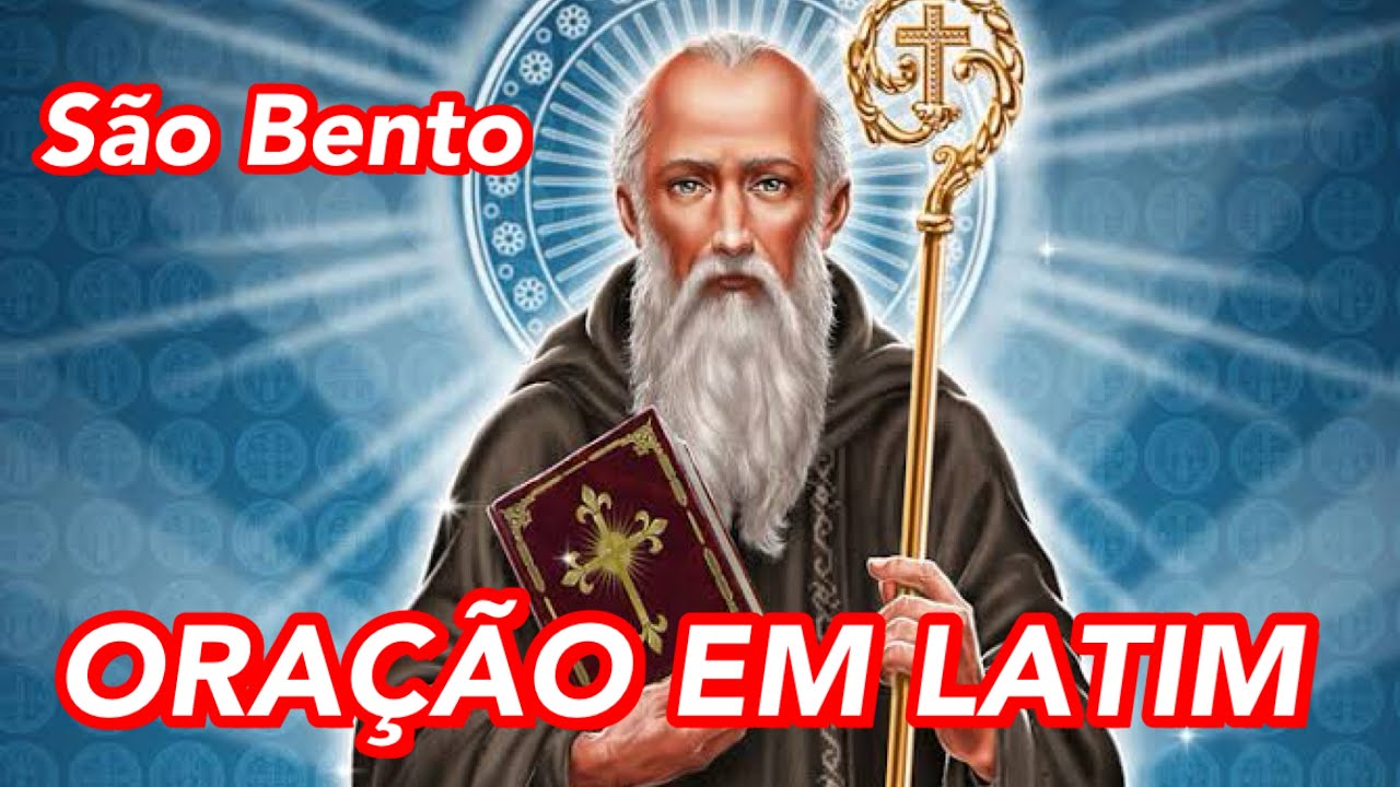 CRUX SACRA SITH MIHI LUX FORTE ORAÇÃO EM LATIM DE SÃO BENTO - YouTube