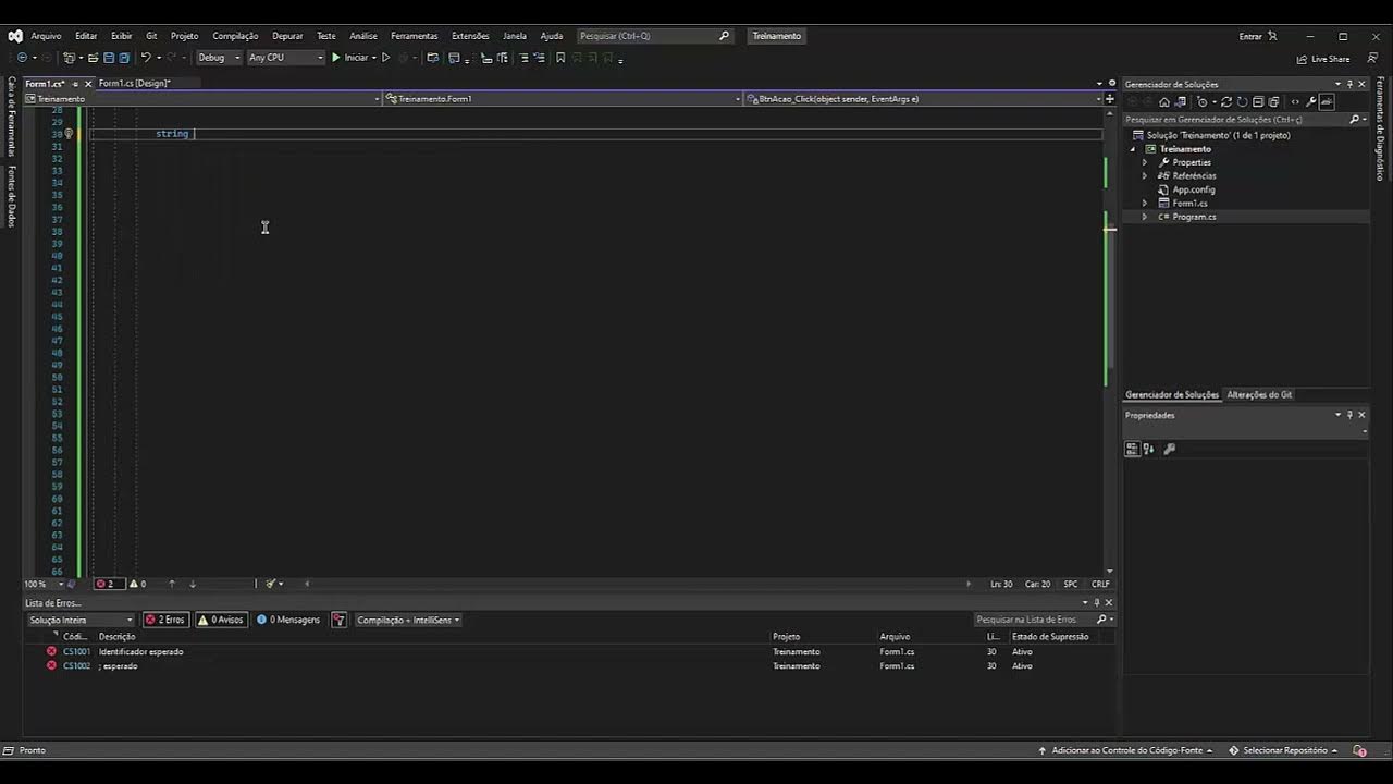 Aula 05 - String Criando e Atribuindo Valores - Windows Forms - C# ...