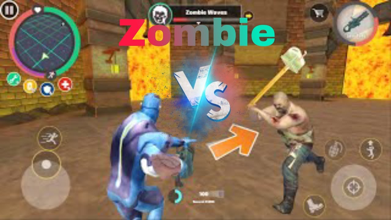 Rope Hero Vs Zombie ️ Rope Hero: vice town 💯 OP NADEEM GAMING FF - YouTube