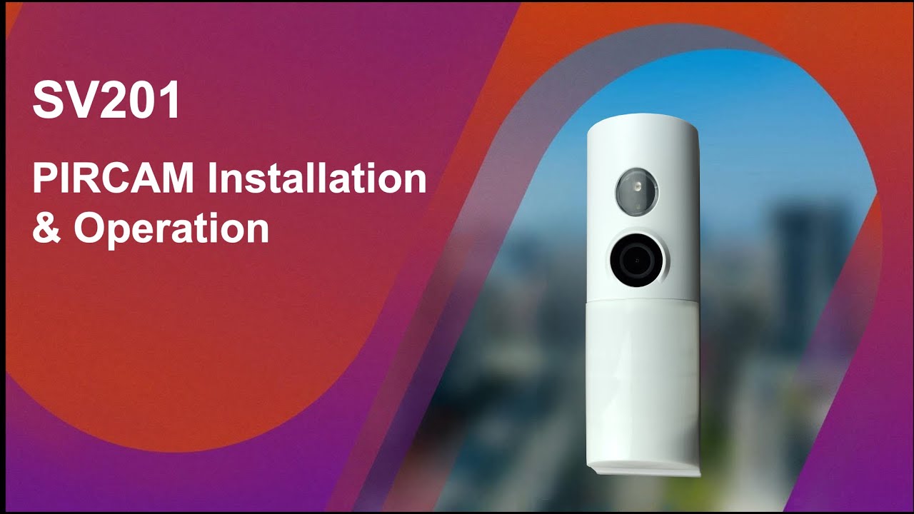 VIAS SV201 PIRCAM Installation and Operation - YouTube