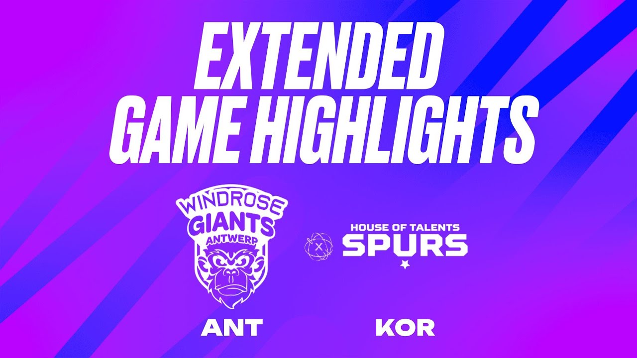 Windrose Giants Antwerp vs. House of Talents Kortrijk Spurs Extended ...