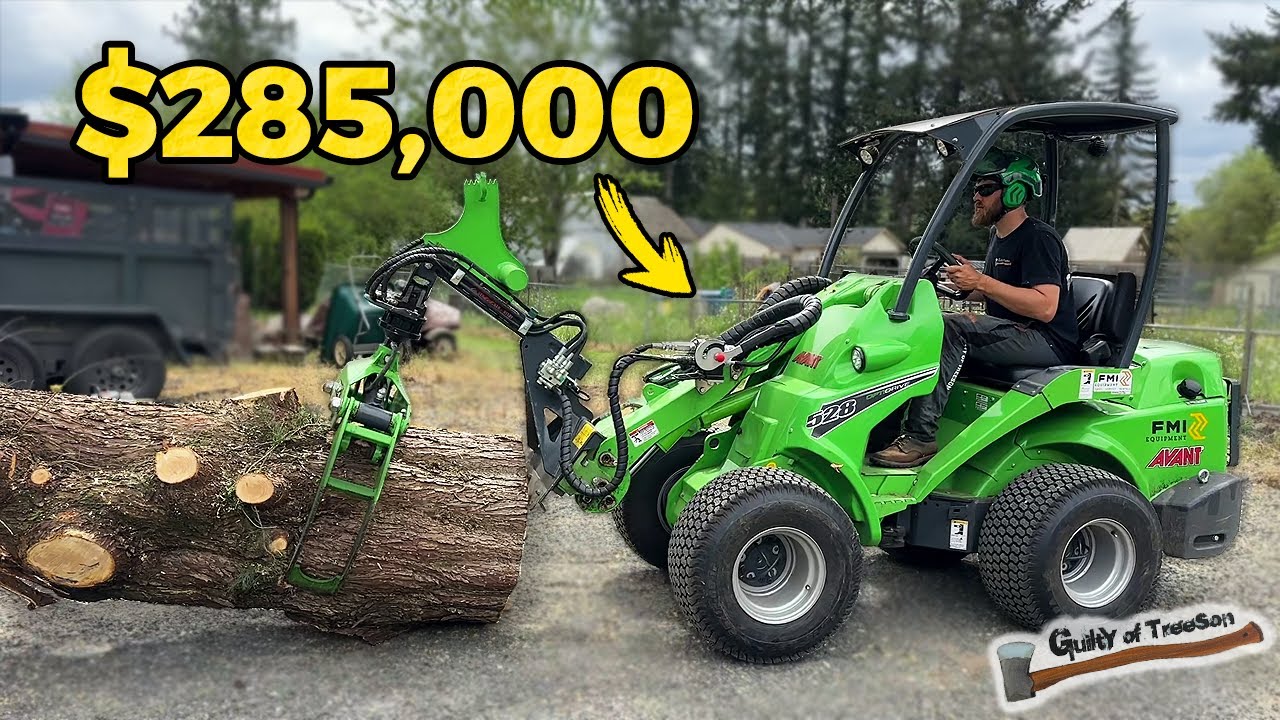 Using $285,000 Of Machines On A $2,500 Tree Job - YouTube