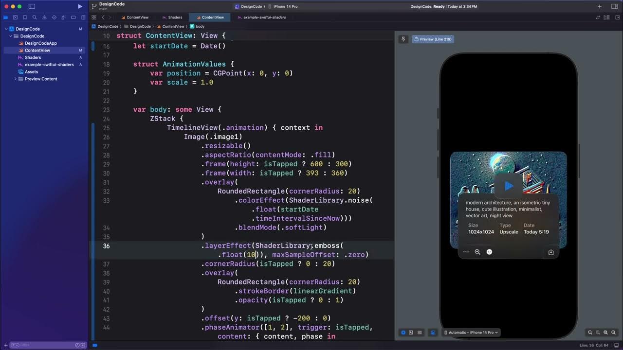 [SwiftUI iOS 17] 09 Metal Shaders - YouTube